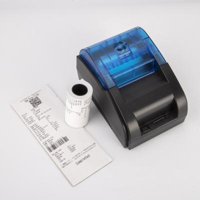 China Lowest Cost Black And Blue POS80D 80MM Multi Language BT Thermal Receipt Bill Printer for sale