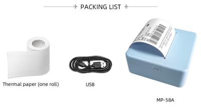 China Small Business Mini Rechargeable Printer 58mm Portable Series Mobile iOS 8.0 and Newer for sale