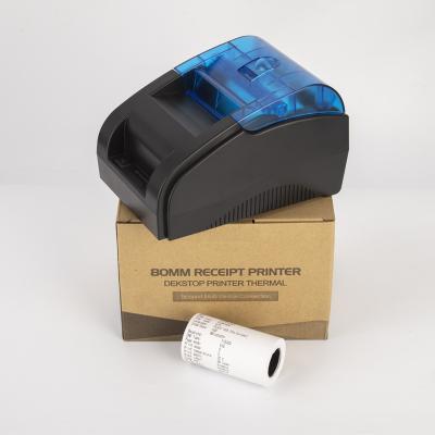 China POS80D Mini Black And White Thermal Bill Printer Desktop Barcodedrucker 80MM With SDK for sale