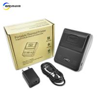 China 58mm Portable Thermal Receipt Printer 70mm/s Mini USB Bluetooth Barcode Invoice Printer for sale