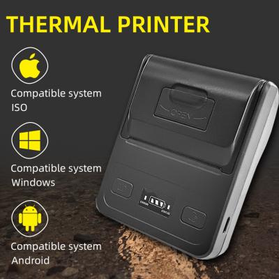 China 252g Small Instant Printer 58mm Bluetooth Thermal Printer for Phone Logo Maker Machine for sale