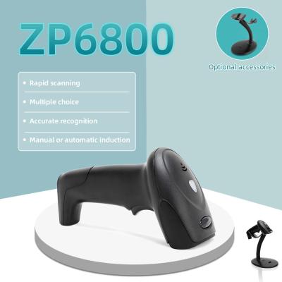 Κίνα Φορητός ZP6800 χειροκίνητος συρματόσχοινος σαρωτής γραμμικών κωδικών με στερεό και υψηλή αντίθεση εκτύπωσης προς πώληση