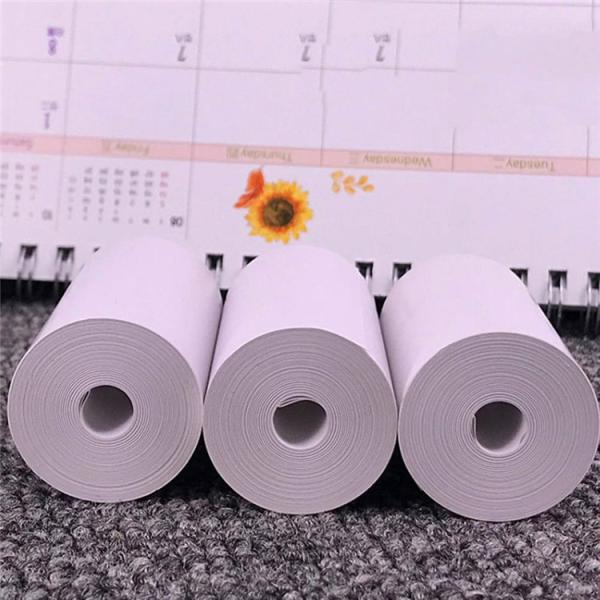 Quality Smooth Cash Register Paper Thermal Paper Rolls at for Portable Printer Stickers for sale