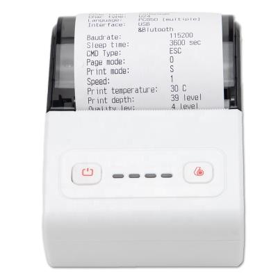 China Highly 58mm thermal invoice dry thermal printer with portable bluetooth connectivity for sale