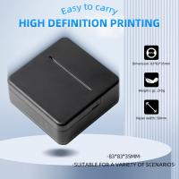 China Portable 58mm Thermal Receipt Printer Bluetooth 4.0 2000mAh Battery Label Barcode Maker for sale