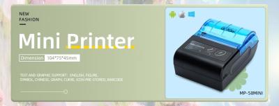 Cina Mini stampante a batteria ricaricabile da 1500mAh a 7,4v per Android Ios in vendita