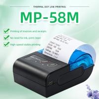 China Android Bluetooth USB 58mm Mini Thermal Printer 203DPI Portable Wireless Receipt Printer 70mm/s for sale