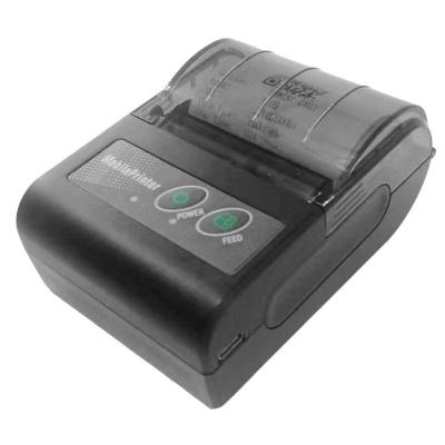 China Maximale roldiameter 40 mm Zwarte drukversnelling 70-90 mm/s Mini Draagbare Thermische Printer Te koop