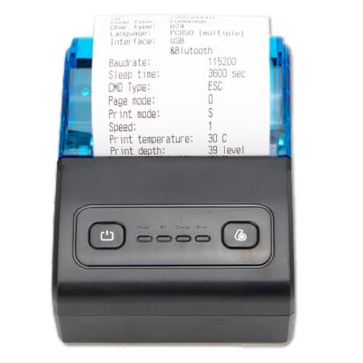 China Max. resolutie 384 punten per lijn Handheld mini thermische printer voor facturen en bonnen Te koop