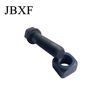 China DIN Black Oxide Treated Hexagon Track Bolt Torque Strength Min. 1200Nm for sale