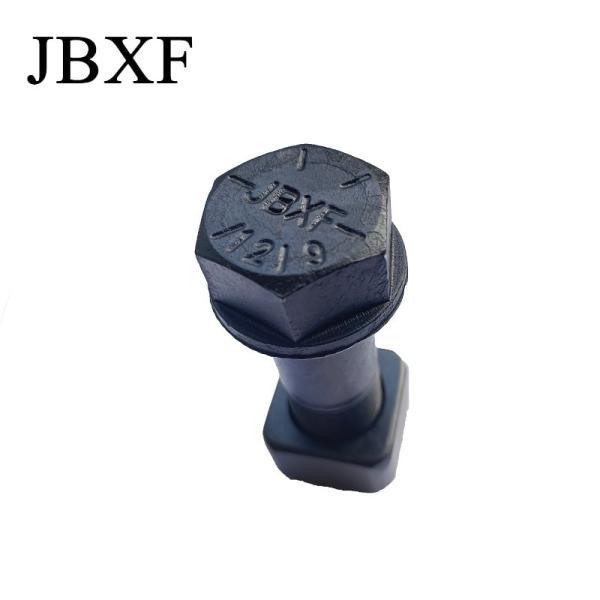 Quality Flange Black E330 Track Bolt and Nut for Excavator Chain Parts for sale