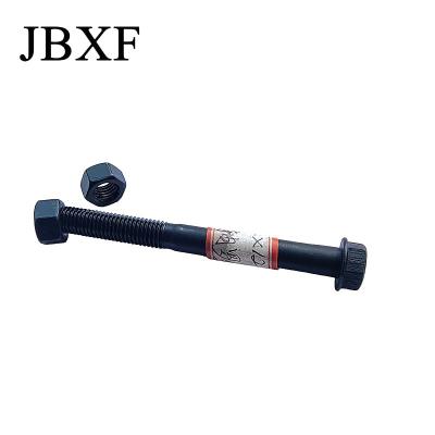 China 20*220 High Strength Bolts Nuts Screws Bucket Pin Bolts Nuts For Excavator 10.9 Grade Black for sale