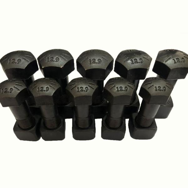 Quality Bulk Pack Track Chain Fasteners Excavator Bolt Nuts Crawler Dozer Track Optimal Torque Specs Wear Resistance for sale