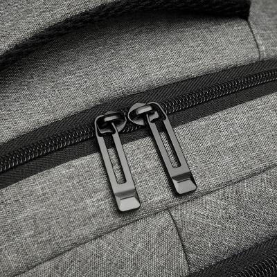 China Grey Nylon Waterproof Laptop Backpack met Lader 1,37 voet BSCI Te koop