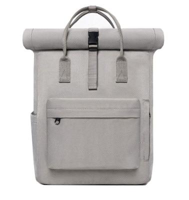 Cina Zaino su ordinazione del computer portatile di Logo Waterproof Rolltop Bag 40cm Rolltop della tela in vendita