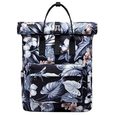 Cina Zaino su ordinazione del computer portatile di Logo Waterproof Rolltop Bag 40cm Rolltop della tela in vendita