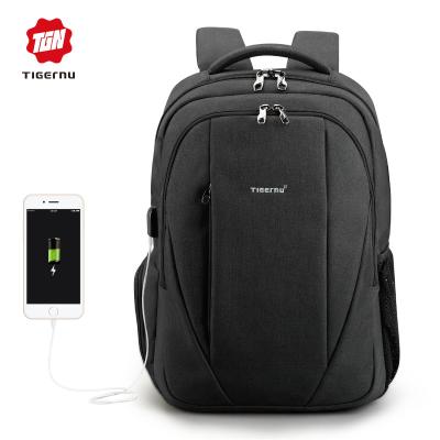 中国 T-B3399 Waterproof Travel Laptop Backpack Anti Theft Lightweight Mochila Men With Usb 販売のため