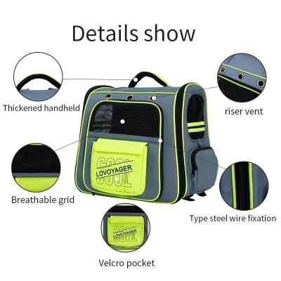 China 36cm 14.17in Foldable Pet Carrier Bag For Dogs Cats Te koop