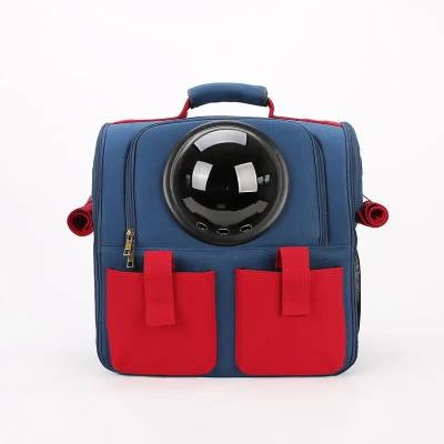 Cina Portable Pet Carrier Bag Transparent Capsule Breathable Travel Parrot Cat Dog Bird Backpack in vendita