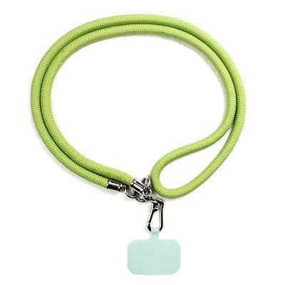 China ODM Universal Phone Lanyard Adjustable Nylon Neck Phone Strap With Patch Metal zu verkaufen