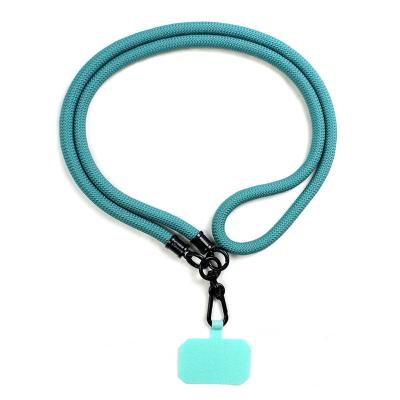 China ODM Universal Phone Lanyard Adjustable Nylon Neck Phone Strap With Patch Metal zu verkaufen