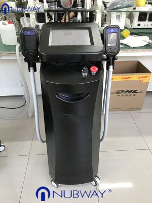 China 2 Cryo handles 1 RF handle 1 Cavitation handles body slimming machine for sale