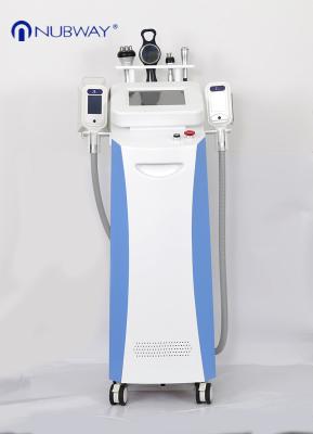 China 2 Cryo handles 1 RF handle 1 Cavitation handles body slimming machine for sale