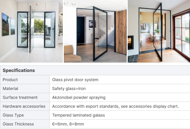 Luxurious Manufacturing Modern Residential Design Front Pivot Door High Quality Aluminum Door Designs Exterior Main Entry Door