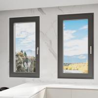 China Customizable Aluminum Swing Window with Multi-point Locking System High Ventilation and Energy Efficient for sale