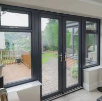 Quality Thermal Break Aluminium Glass Swing Door Open Casement Corrosion Resistant for sale