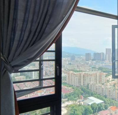 Cina Moderna finestra d'alluminio a dondolo vetro isolato finestra a dondolo aperta in vendita