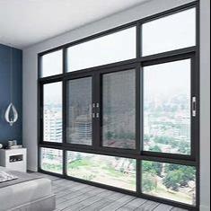 China Insulation Type Double-glazed Tempered Glass Sliding Window For Wind Rain Resistance Performance for sale