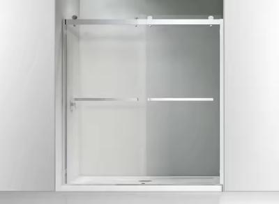 Cina Aluminio porta interno bagno Casement alluminio Partenza doccia con vetro temperato in vendita