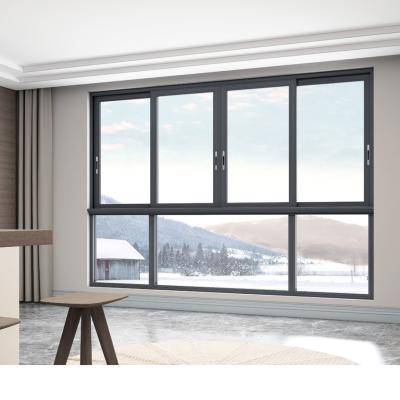 Cina Finestra scorrevole a doppio vetro con telaio in lega di alluminio e vetro isolato per una durata di 50 anni in vendita