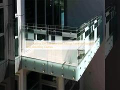 304 Stainless Steel Glass Railing Standoff Clamps for 8-12mm Glass