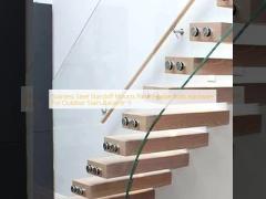 Stainless Steel Standoff Mounts Panel Holder Bolts Hardware For Outdoor Stairs Balcony