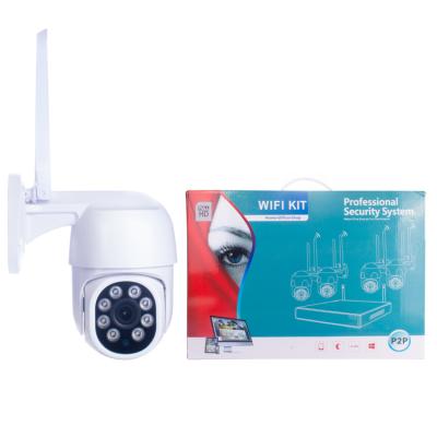 China De openlucht Draadloze Systemen 4CH WiFi NVR van de Toezichtcamera met Audiooem Te koop