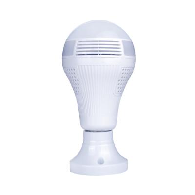 China Smart 1.3MP Light Bulb Panoramic Camera , Wireless Fisheye Surveillance Camera for sale