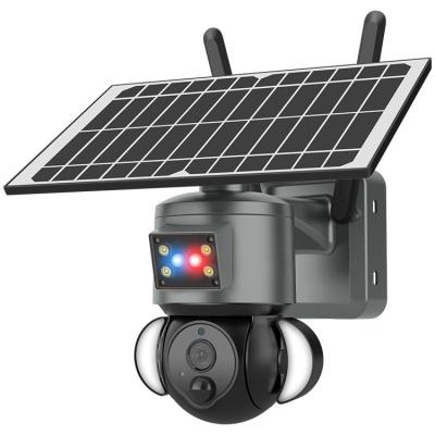 Cina Macchina fotografica solare all'aperto del proiettore, videosorveglianza di sicurezza della rete del CCTV 4G in vendita