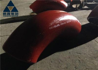 China ENCAIXES DE TUBULAÇÃO PEQUENOS VERMELHOS DO AÇO DE LIGA DOS ENCAIXES DE COTOVELO 12CR1MOVG DA TUBULAÇÃO PN9.81 DN275 à venda