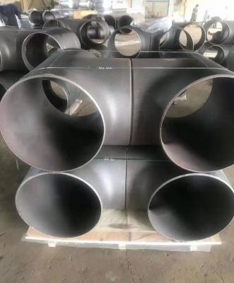 Cina Direzione fluida del cambiamento dell'impianto idraulico del connettore del T T di acciaio al carbonio di WPB DN600*DN350 in vendita