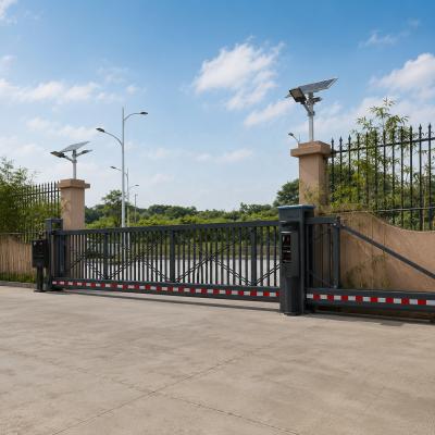 China Modern Electric Suspension Aluminum Alloy Automatic Cantilever Sliding Gate Eco-Friendly Remote Control Electric Gate for sale