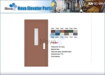 Cina Porta semiautomatica dell'elevatore dell'acciaio inossidabile della linea sottile di serie di NV31S, porta del manuale dell'elevatore dell'acciaio inossidabile in vendita