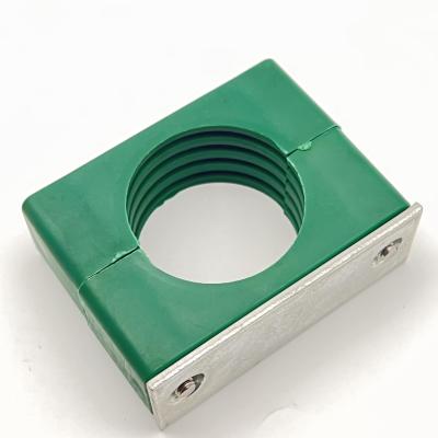 China Clampada de tubería de plástico de tipo R tipo U tipo pesado utilizado para la bomba de hormigón camión de agua y tubería de aceite para el sistema hidráulico for sale