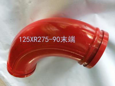 Cina 13759028 Colore rosso End Elbow 125*R275-90 per pompa per calcestruzzo in vendita