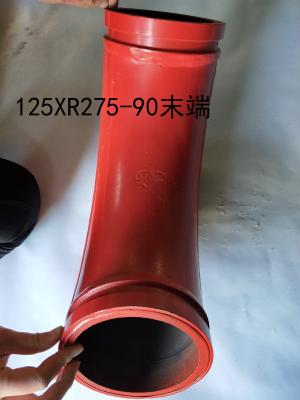 Cina 13759028 Colore rosso End Elbow 125*R275-90 per pompa per calcestruzzo in vendita