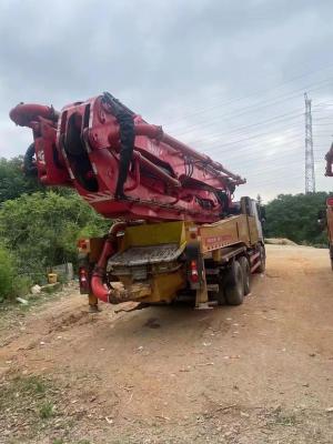 China 2012 2013 2018 2019 Sany caminhão de bomba de concreto usado com bom estado Volvo Benz Isuzu chassi à venda