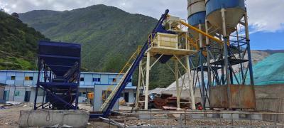 China Concrete Stational Mixer 50 Stations Excluding Cement Silos With Fully Automatic Control System for sale
