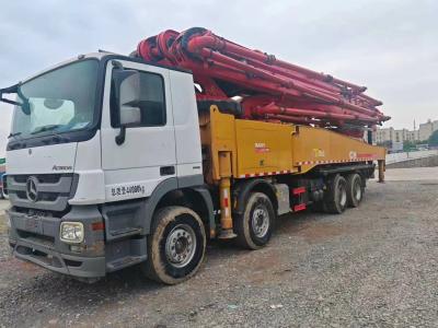 China 2018 Benz Chassis Sany Efficient Concrete Pump Truck with Low Mileage and Powerful Engine for sale