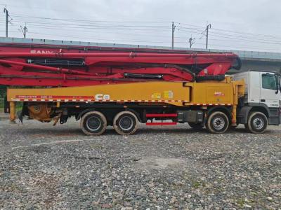 China 2018 Benz Chassis Sany Efficient Concrete Pump Truck with Low Mileage and Powerful Engine for sale